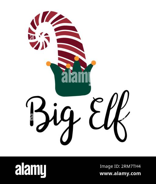 Big elf typography t-shirt design, tee print, t-shirt design, lettering ...