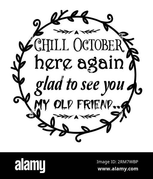 Chill typography Cut Out Stock Images & Pictures - Alamy