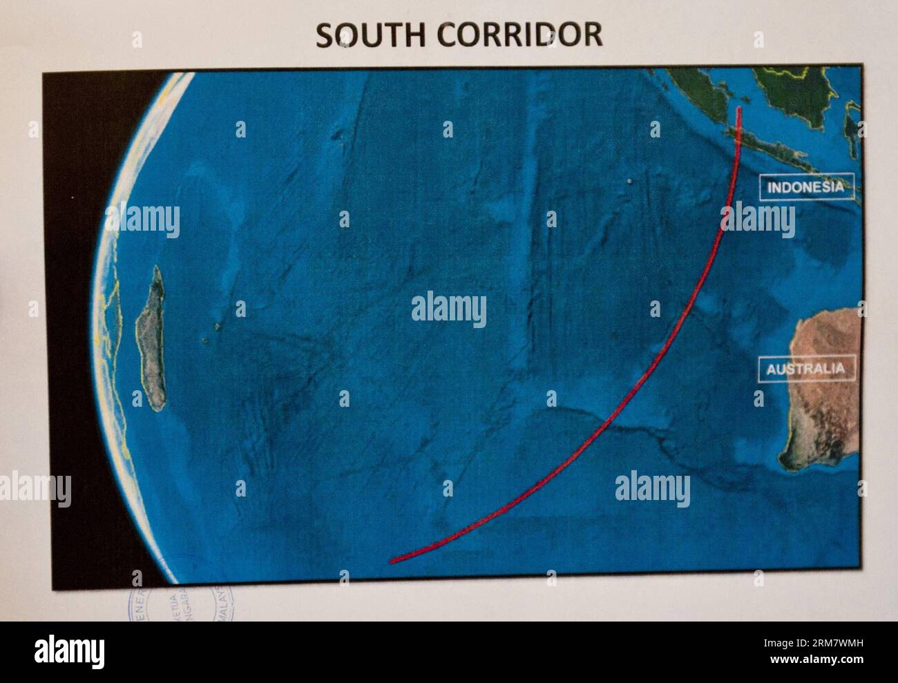 Malaysian jet flight mh370 map hi-res stock photography and images - Alamy