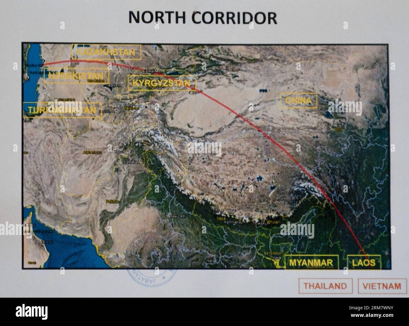 Malaysian jet flight mh370 map hi-res stock photography and images - Alamy