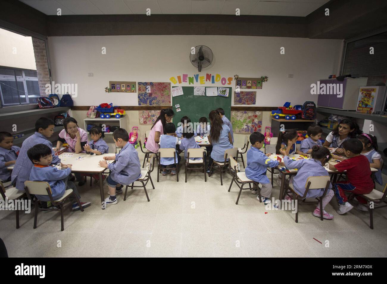 Kindergarten class argentina hi-res stock photography and images - Alamy