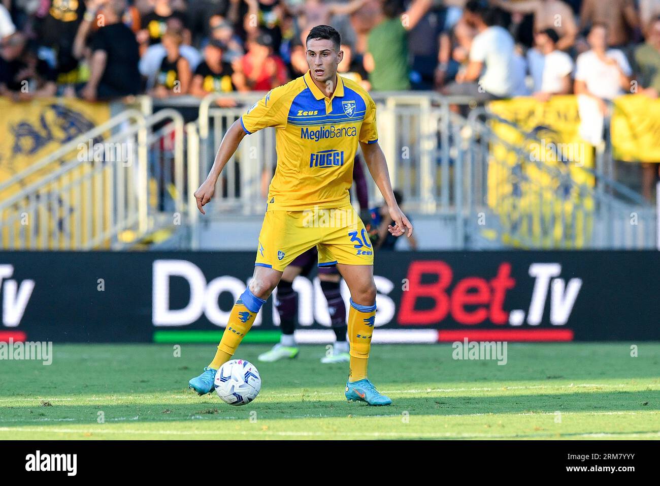 Frosinone, Italy. 26th Aug, 2023. Ilario Monterisi of Frosinone Calcio ...