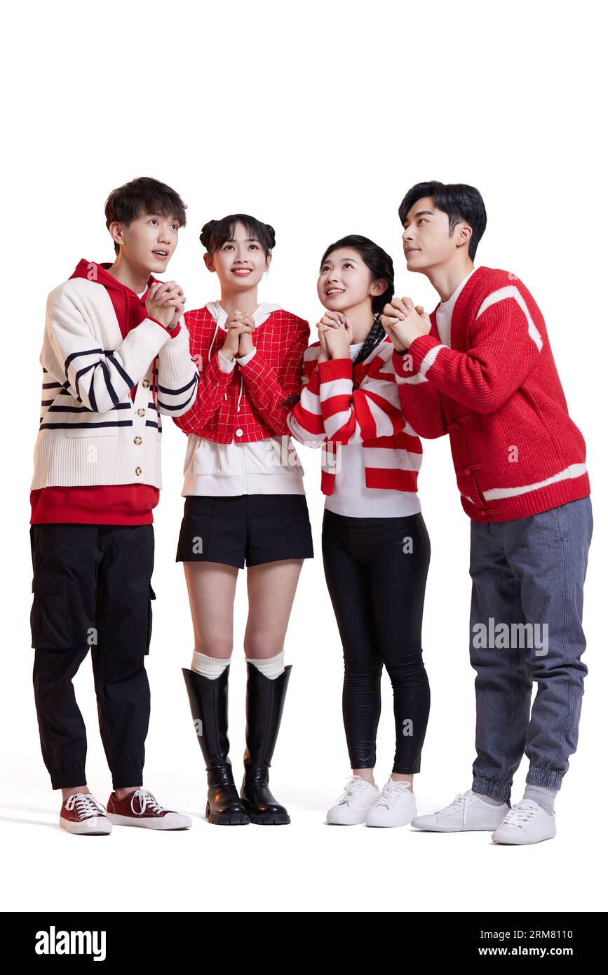 Friends praying Cut Out Stock Images & Pictures - Alamy