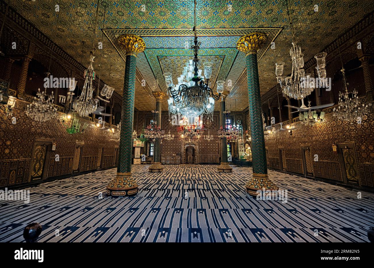 Papier-maché and exquisite artwork at the all wooden Khanqah-e-Moula ...