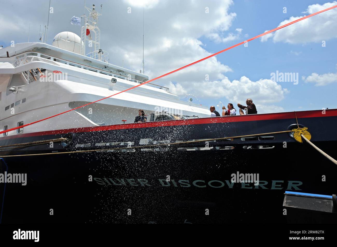 Launching of a ship ceremony hi-res stock photography and images - Alamy