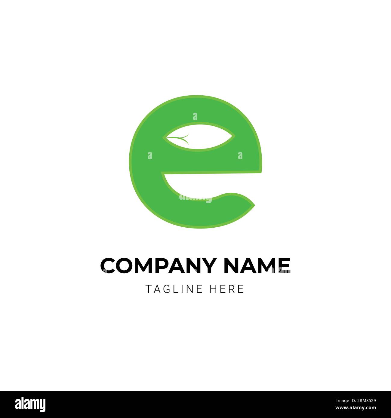 Leaves letter logo design template Stock Vector Image & Art - Alamy