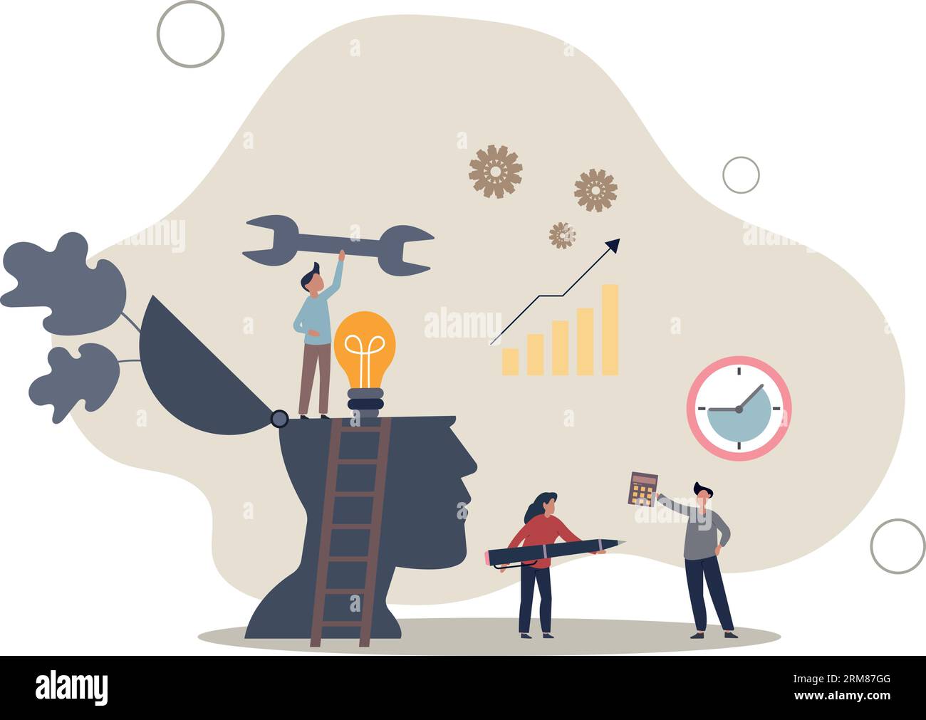 Solution progress inside Cut Out Stock Images & Pictures - Alamy