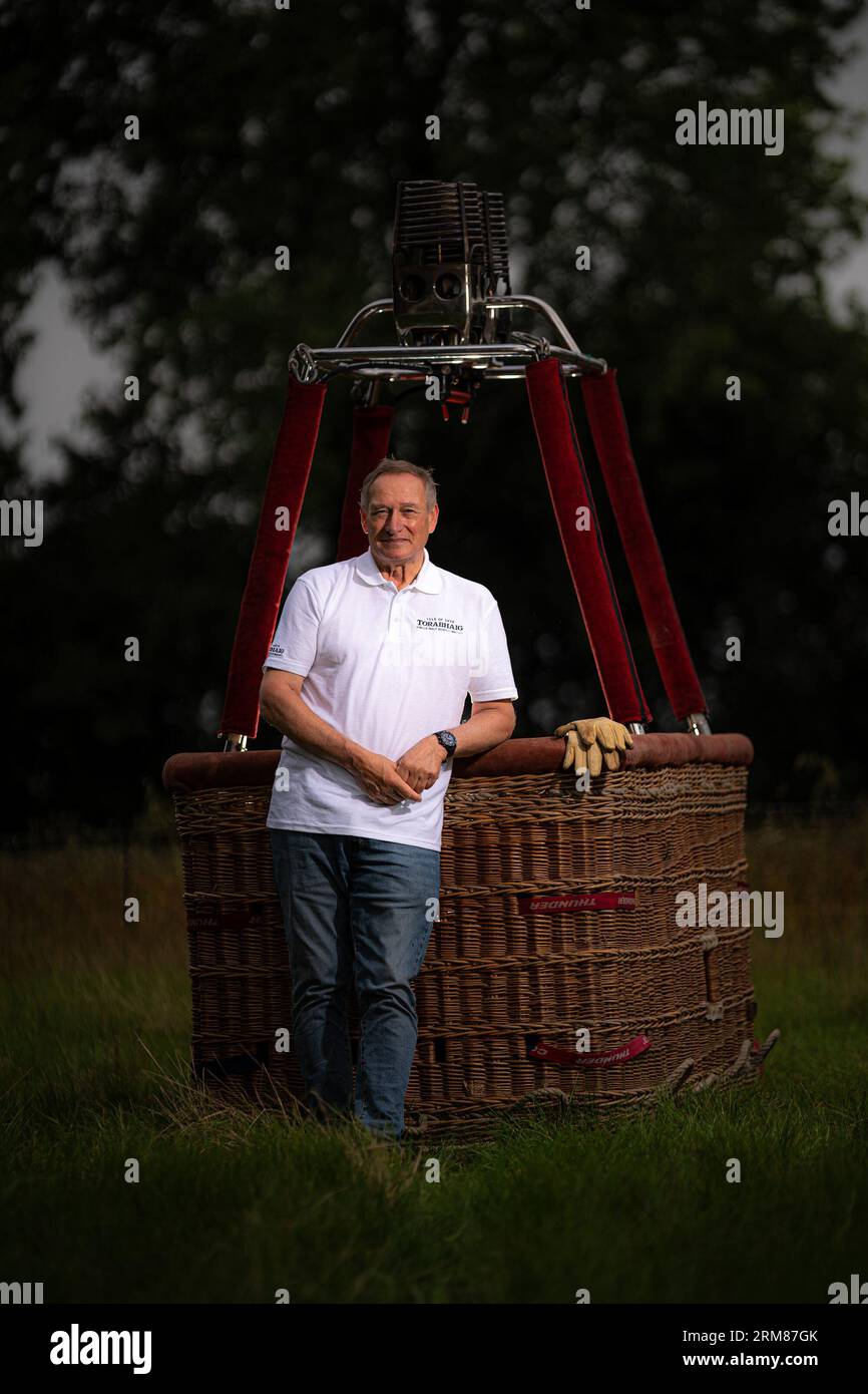British explorer Sir David Hempleman-Adams, 66, at his home in ...