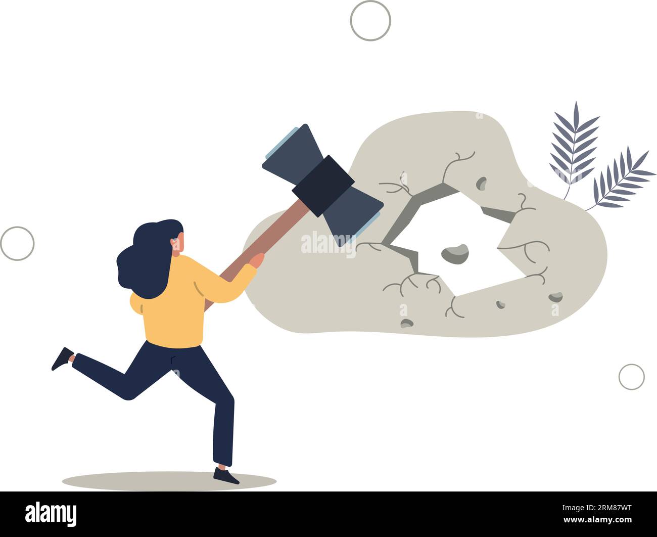 Boundary breaking Cut Out Stock Images & Pictures - Alamy