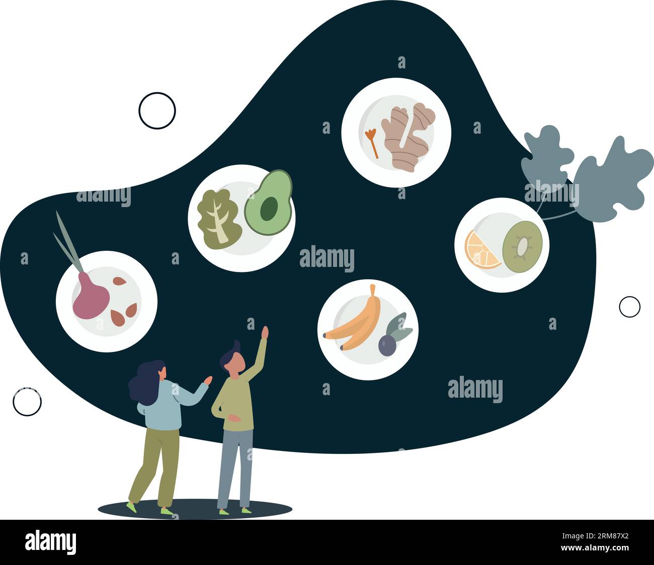 Nutrients meals Stock Vector Images - Alamy