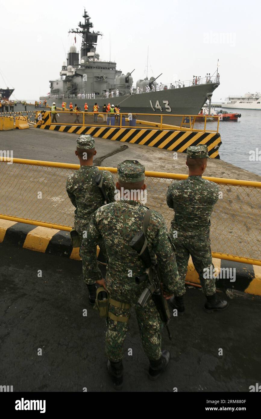 (140402) -- MANILA, April 2, 2014 (Xinhua) -- Soldiers from the ...