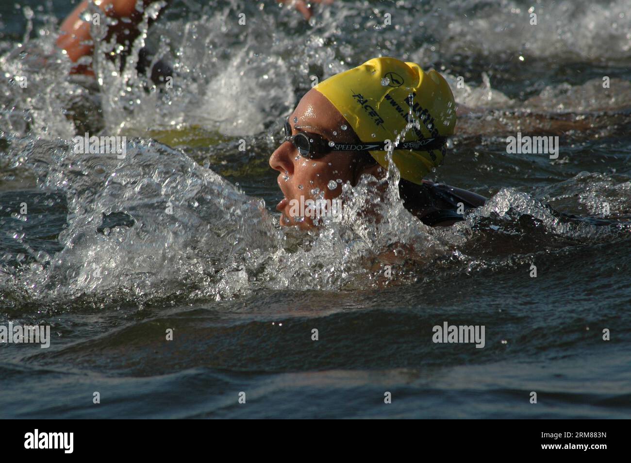 Openwater swimmer at the worlds biggest open water swim, "The Midmar ...