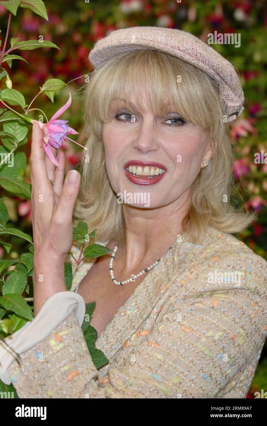 Joanna lumley rhs chelsea flower show hi-res stock photography and ...