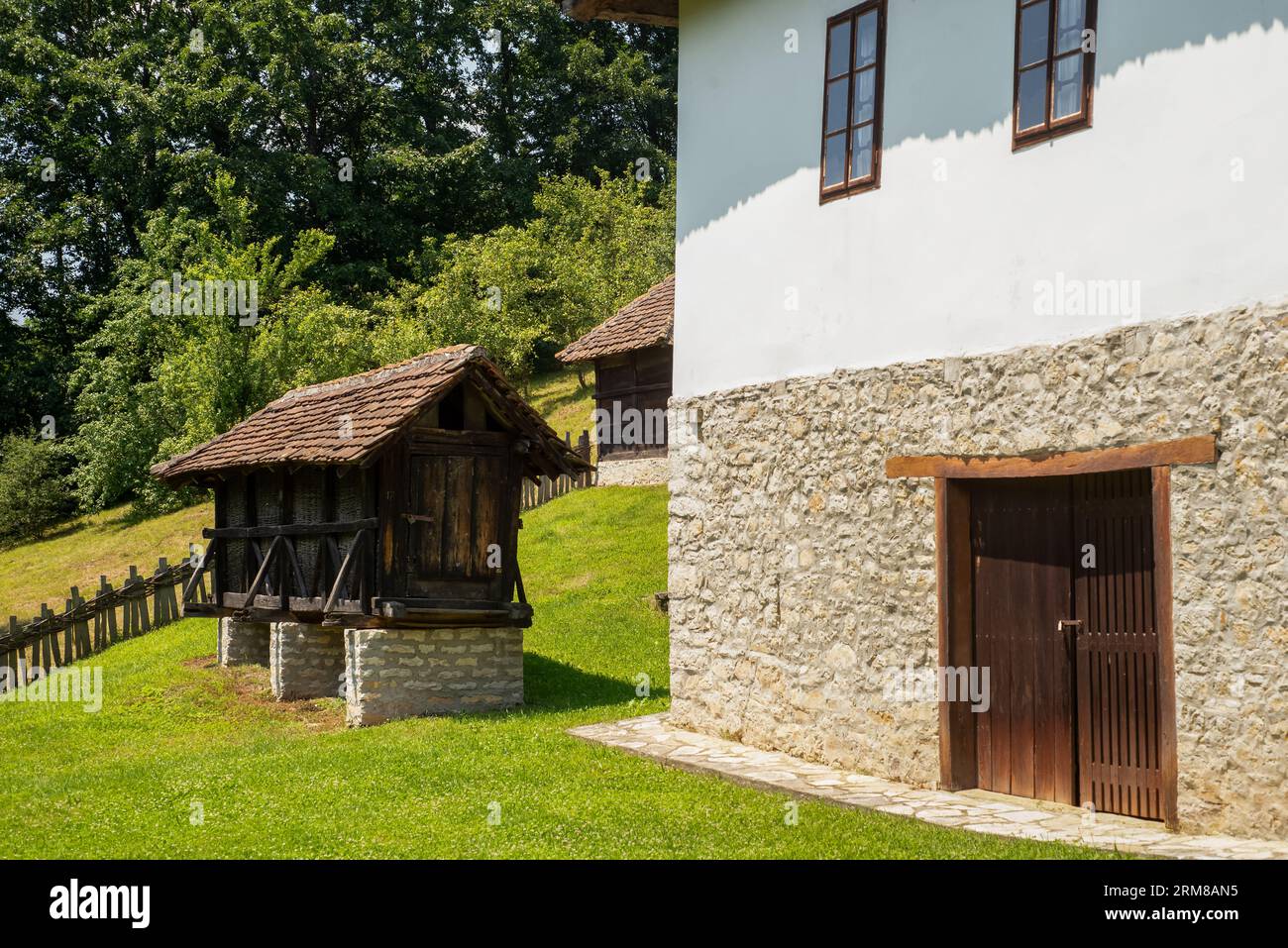 July 10, 2023, Struganik, Serbia, Museum of the birth house of Zivojin ...