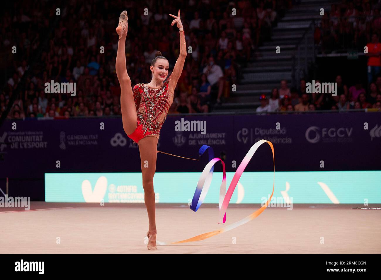Germany's Darja Varfolomeev competes in the individual all-around final ...