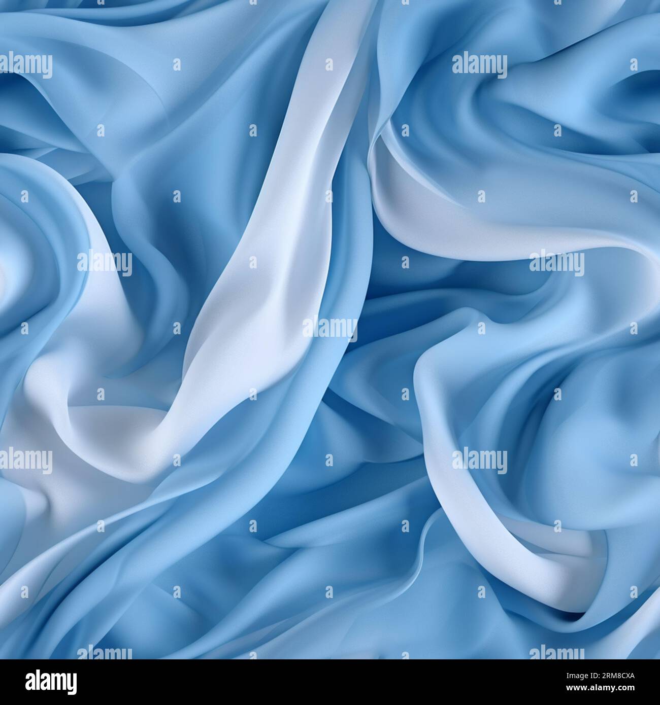 Chiffon blue textile cloth texture seamless Stock Photo - Alamy