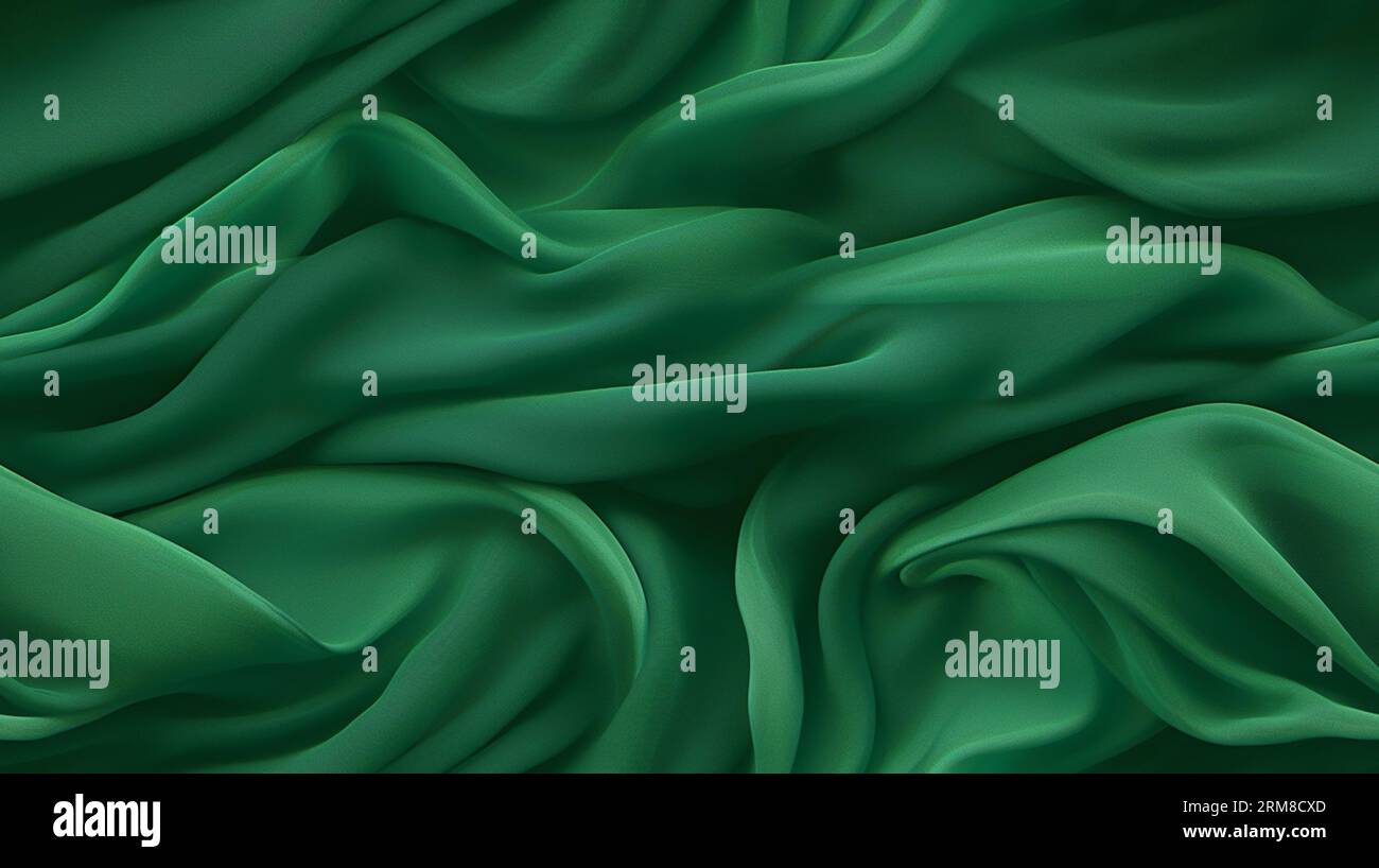 Chiffon flat green textile cloth texture seamless Stock Photo - Alamy