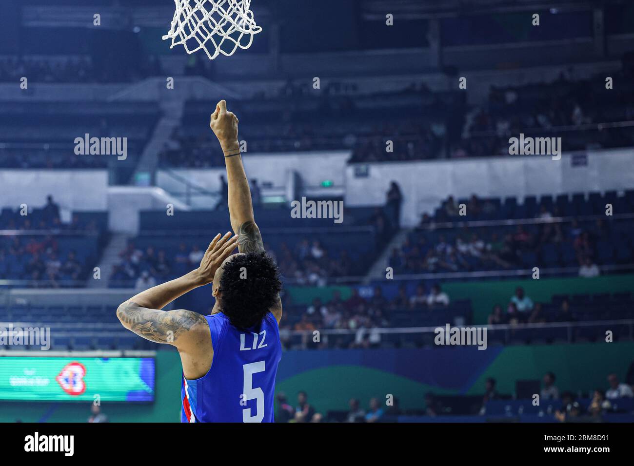 Manila, Philippines. 27th Aug, 2023. Victor Liz of Dominican Republic ...