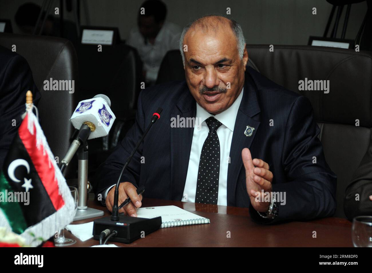 TUNIS, Tunisia s Interior Minister Lotfi Ben Jeddou speaks during a ...