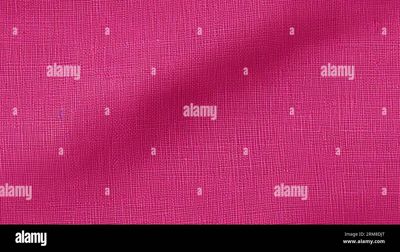 Linen fuchsia fabric cloth texture Stock Photo - Alamy