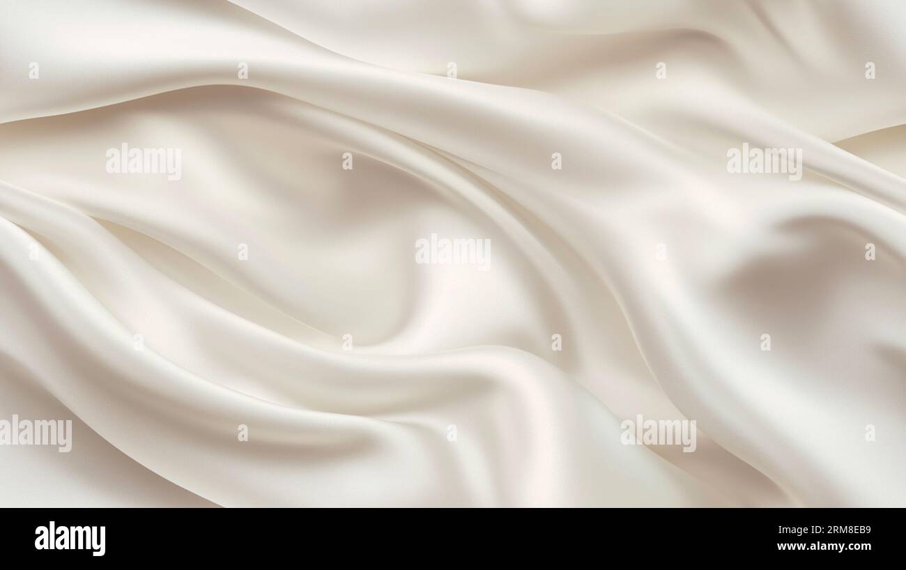Smooth satin ivory textile cloth texture seamless Stock Photo - Alamy