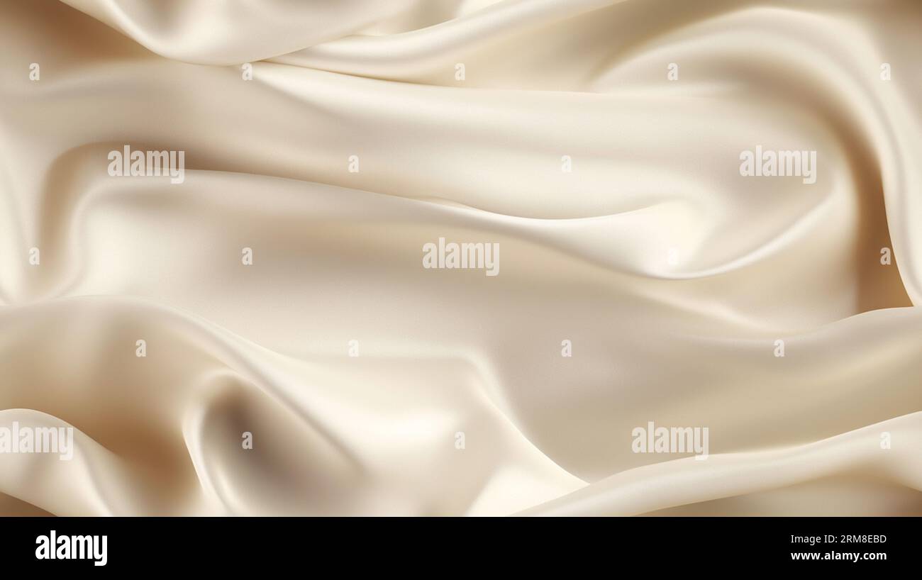 Smooth satin ivory textile cloth texture seamless Stock Photo - Alamy