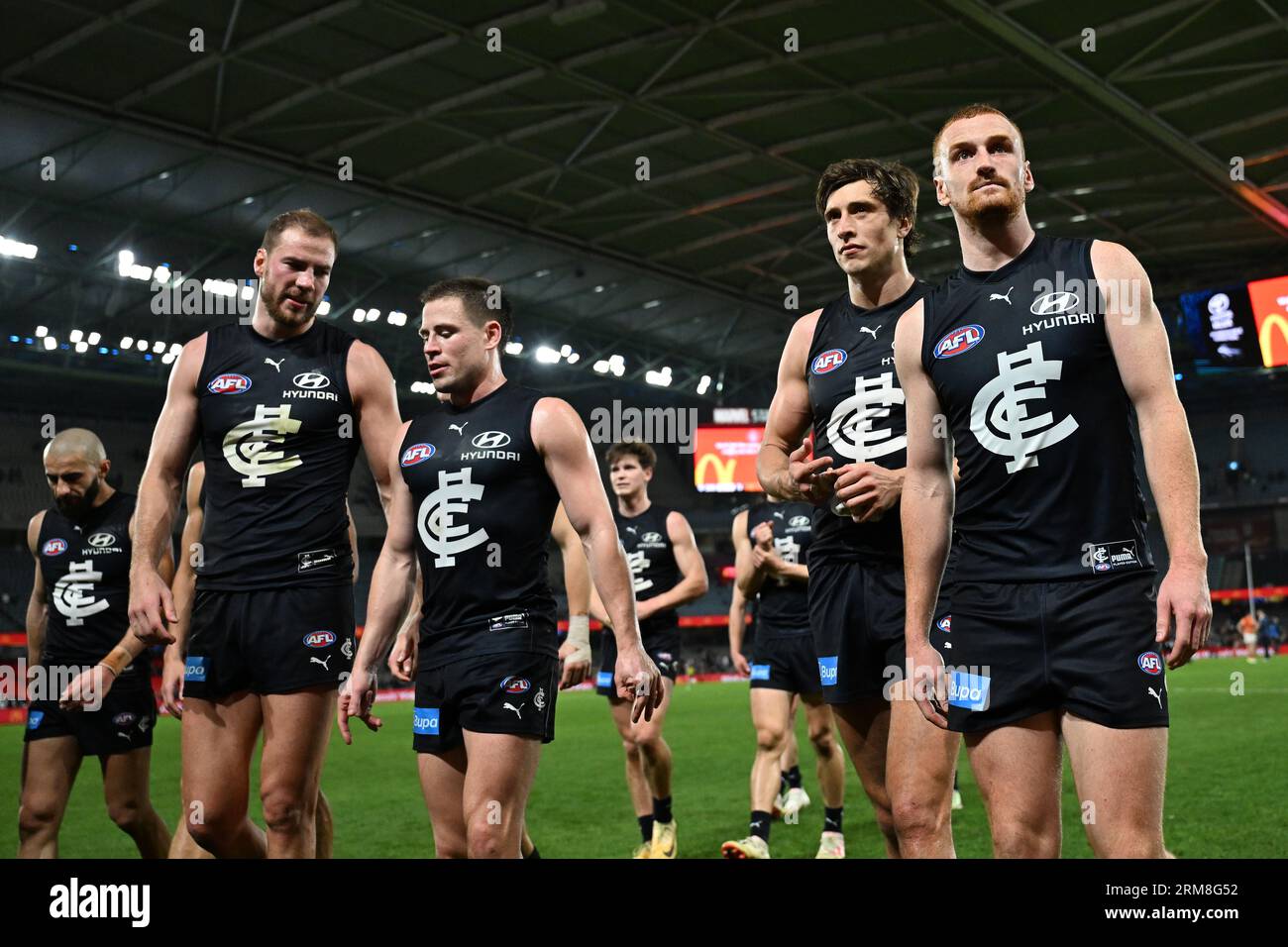 Melbourne, Australia. 27th Aug, 2023. Matthew Cottrell of Carlton ...