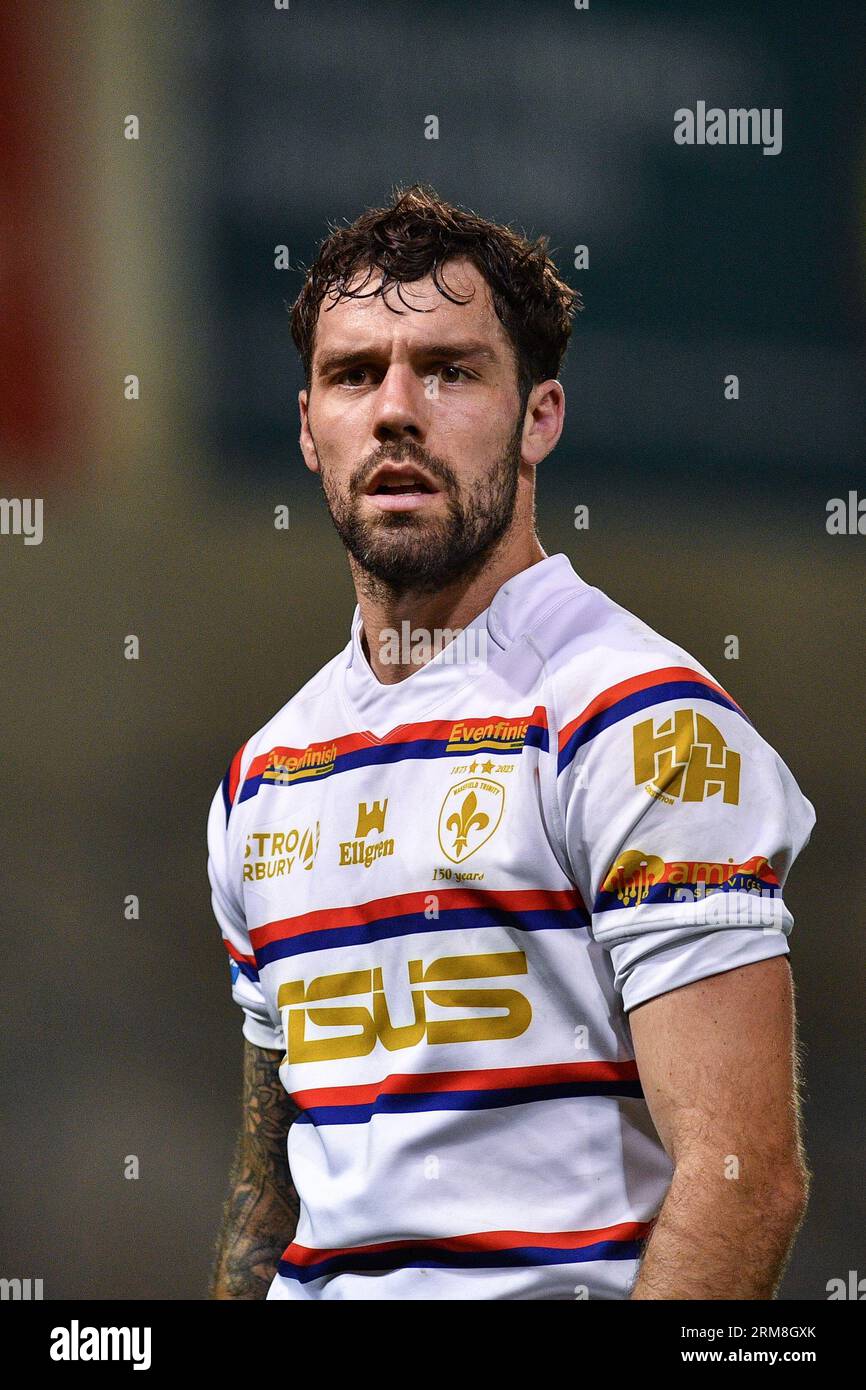 Salford, England - 25th August 2023 Wakefield Trinity's Will Dagger ...