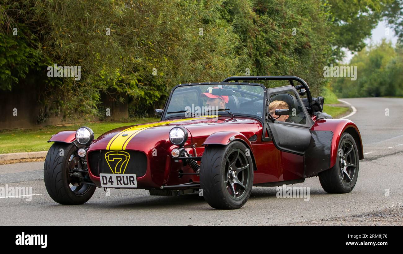 Whittlebury,Northants,UK -Aug 26th 2023: 2022 red Caterham sports car ...