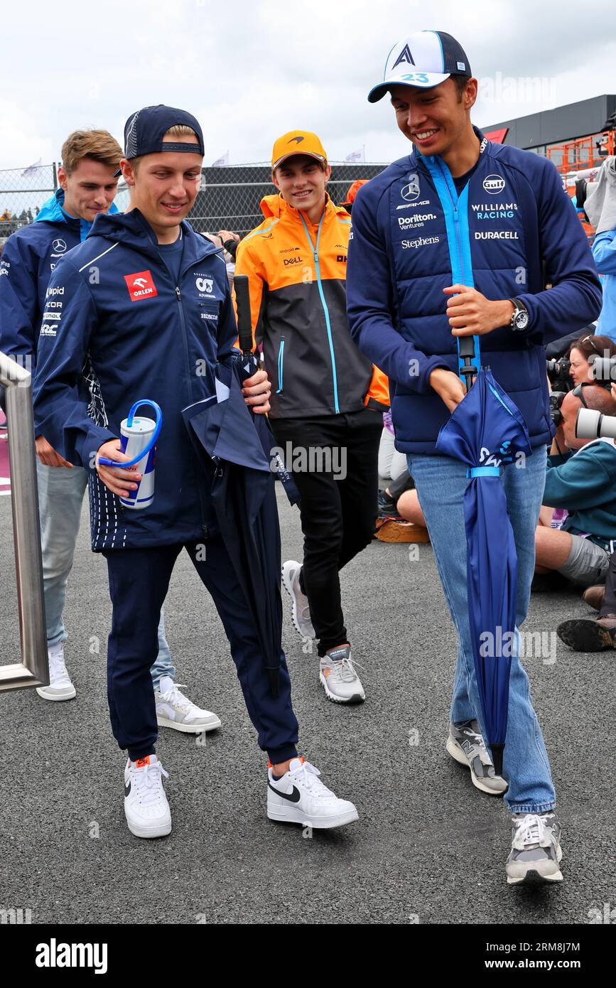Zandvoort, Netherlands. 27th Aug, 2023. (L to R): Liam Lawson (NZL ...