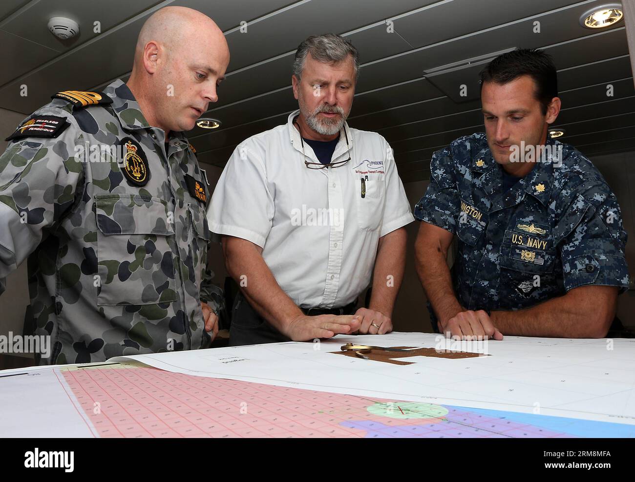 CANBERRA, April, 2014 - Photo released by the Australian Defense ...