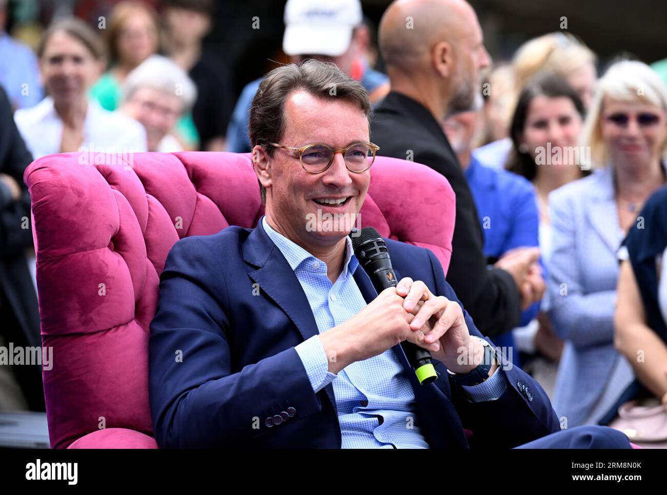Duesseldorf, Germany. 27th Aug, 2023. Hendrik Wüst, CDU, Minister ...