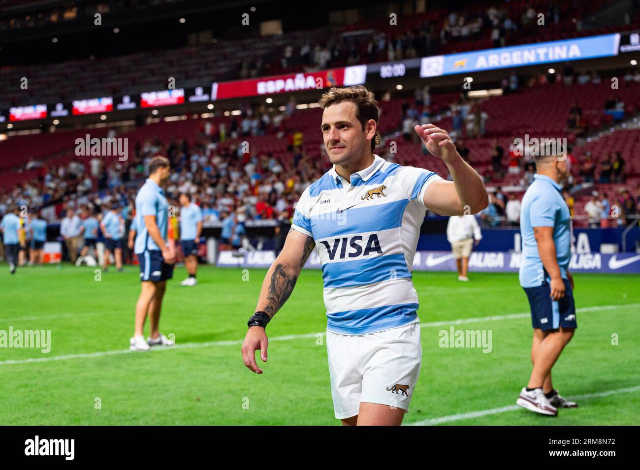 Madrid, Spain. 26th Aug, 2023. Nicolas Sanchez (Argentina) seen at the ...