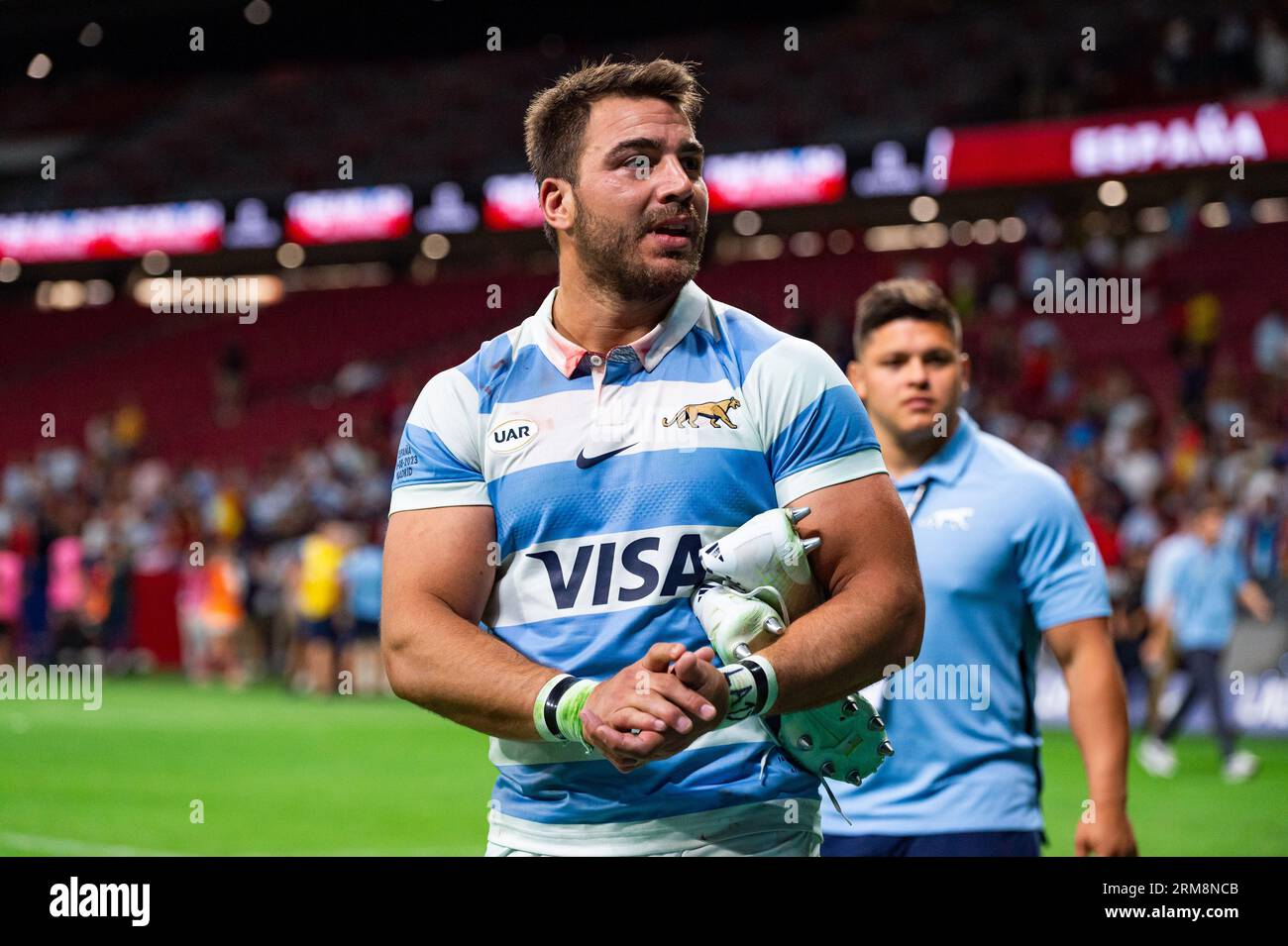 Madrid, Spain. 26th Aug, 2023. Facundo Isa (Argentina) seen at the end ...