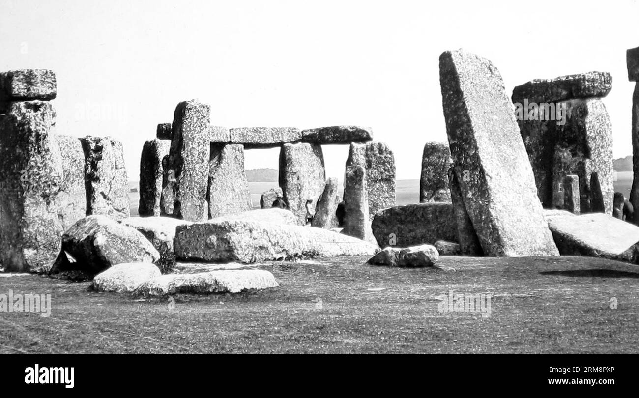 Stonehenge, Victorian period Stock Photo - Alamy