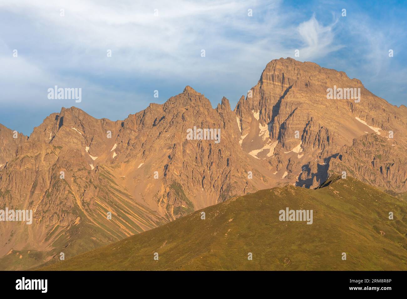 The 3562-meter-high Kemerli Kackar mountain in the Black Sea region of ...