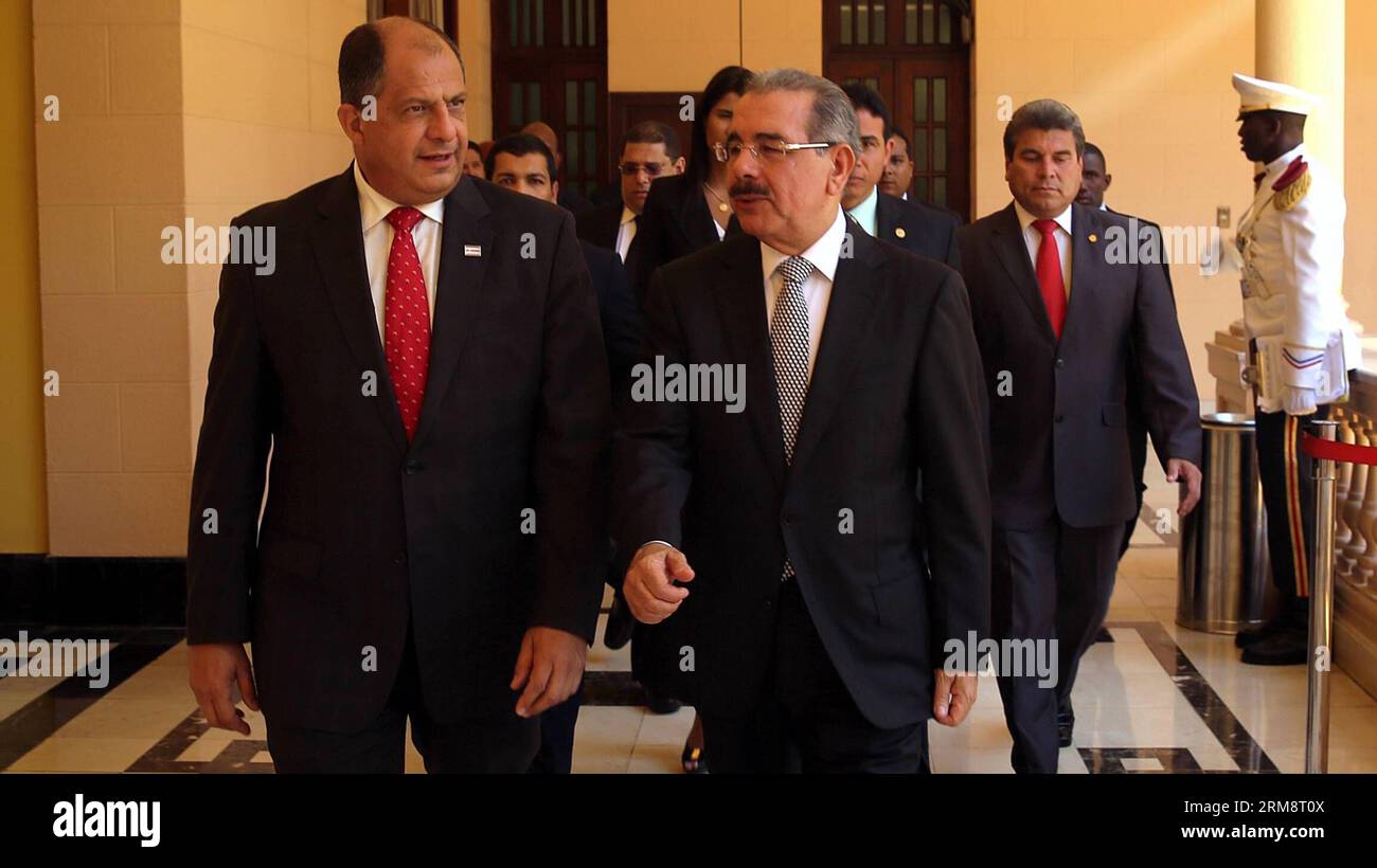 SANTO DOMINGO, April 24, 2014 (Xinhua) -- Image provided by Dominican ...