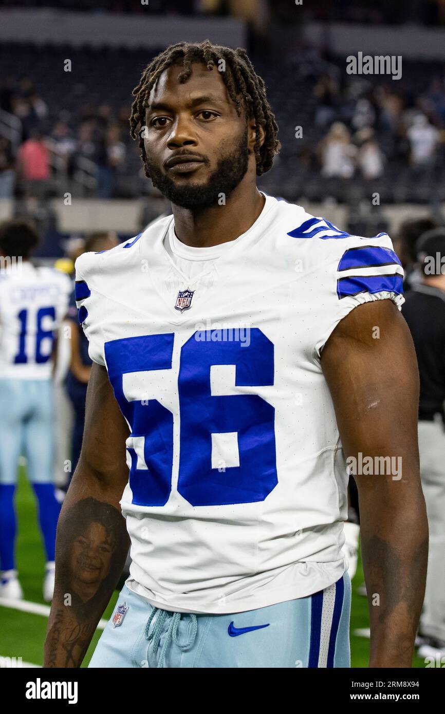 Dallas Cowboys defensive end Dante Fowler Jr. (56) is seen after an NFL ...