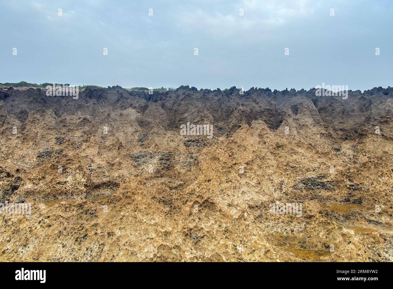 Textured Mountain Formation: Capturing the Intricate Details of a ...