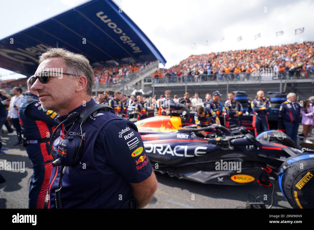 Red Bull Racing team principal Christian Horner during the Netherlands ...