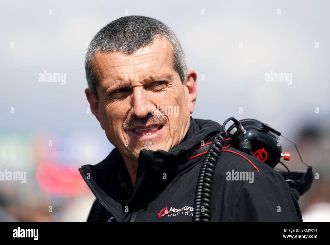Haas team principal Guenther Steiner during the Netherlands Grand Prix ...