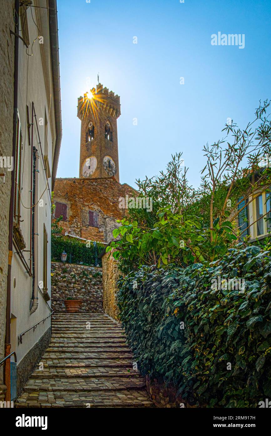 Medieval stone bell towers hi-res stock photography and images - Alamy