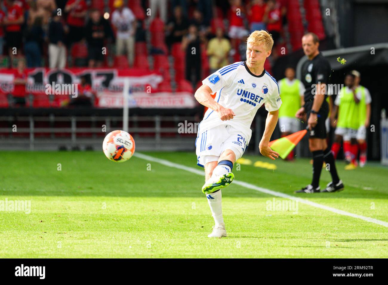 Copenhagen, Denmark. 26th Aug, 2023. Birger Meling (24) of FC ...
