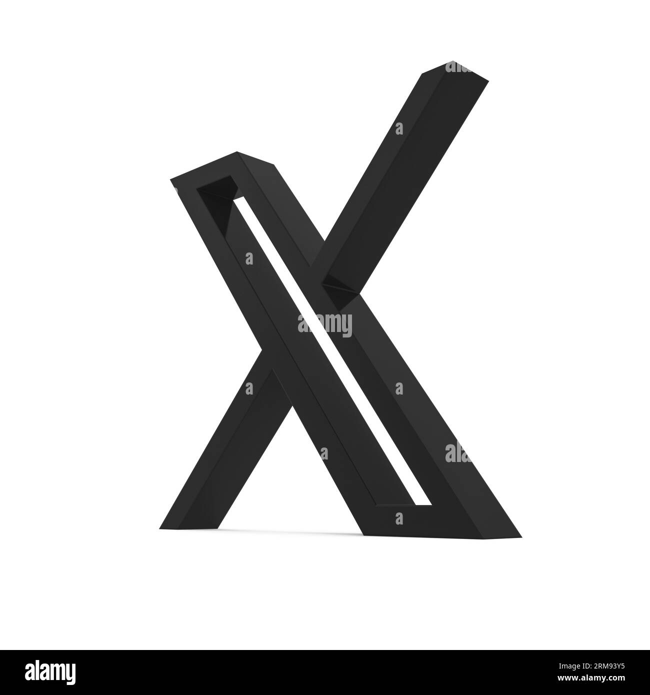 X New logo icon Twitter Rebranding logo of Twitter Stock Photo - Alamy