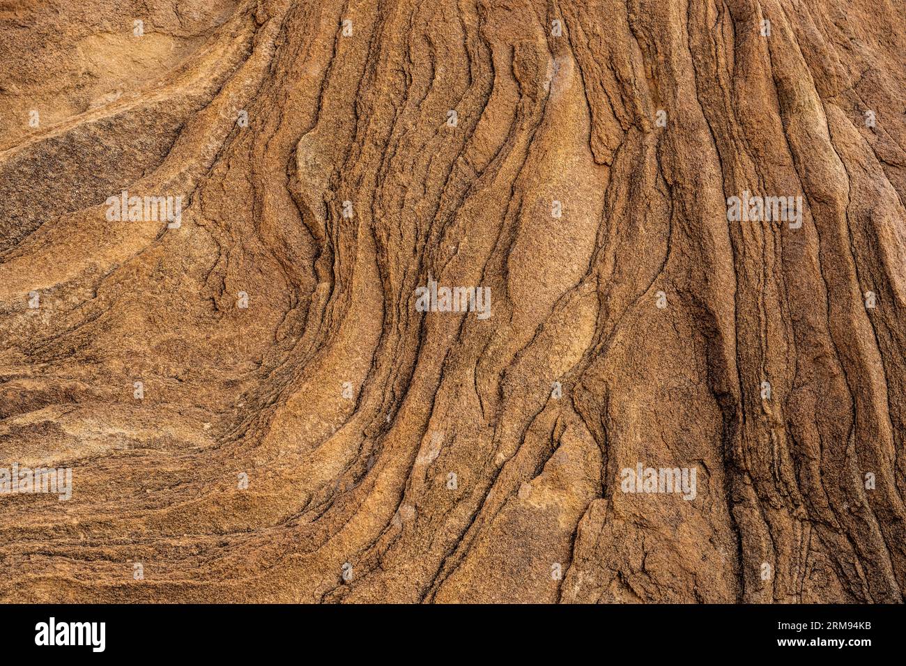 Layered Sandstone Ripples Background Image Stock Photo - Alamy