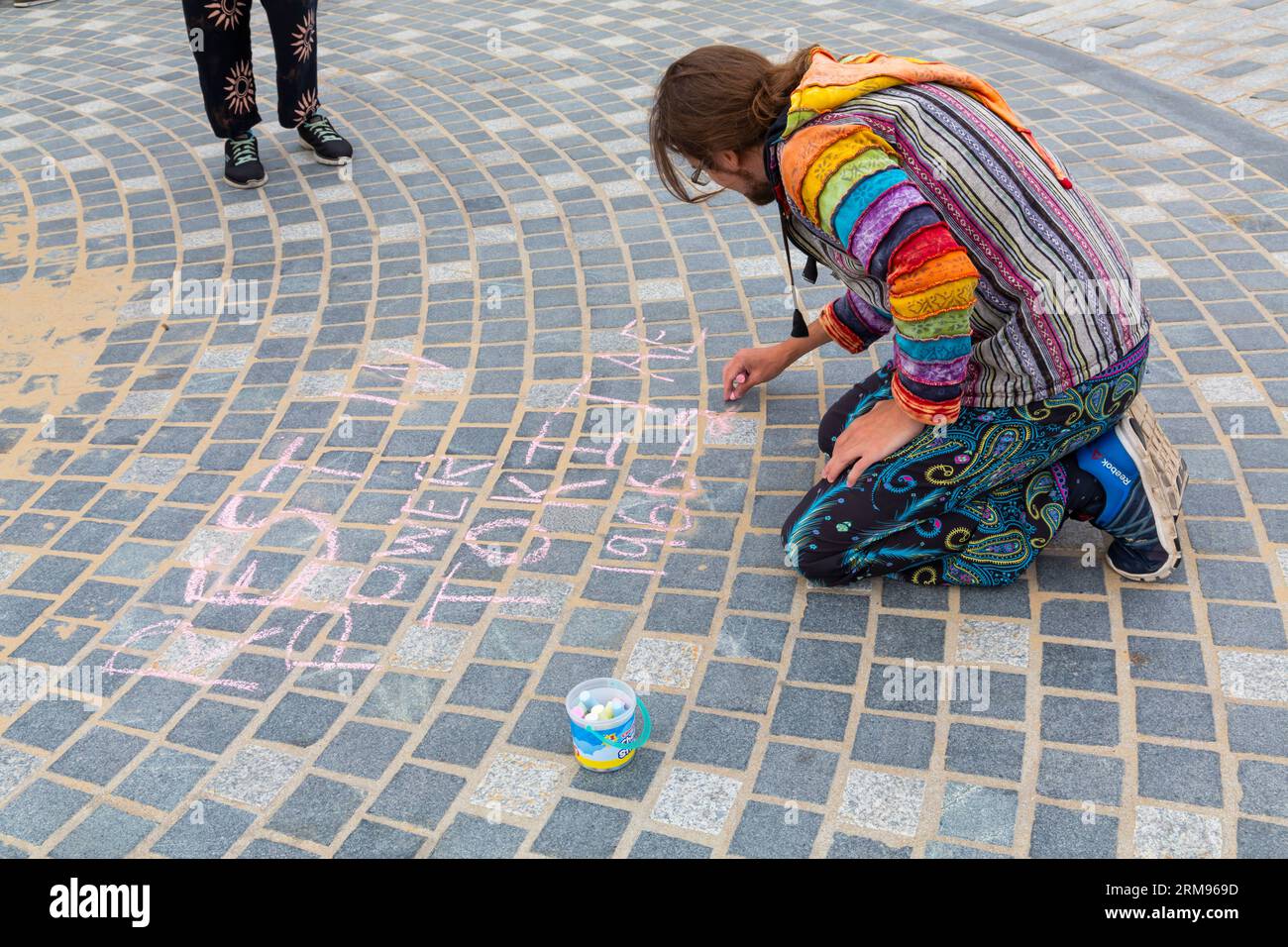 Bournemouth, Dorset, UK. 27th August 2023. Memorial protest held ...