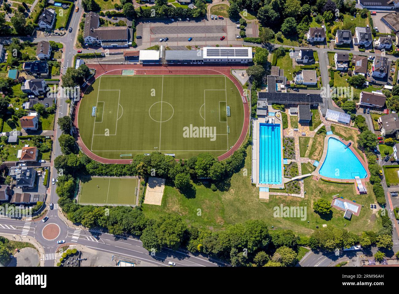 Baumhof stadium sports field tsg 1881 sprockhovel hi-res stock ...