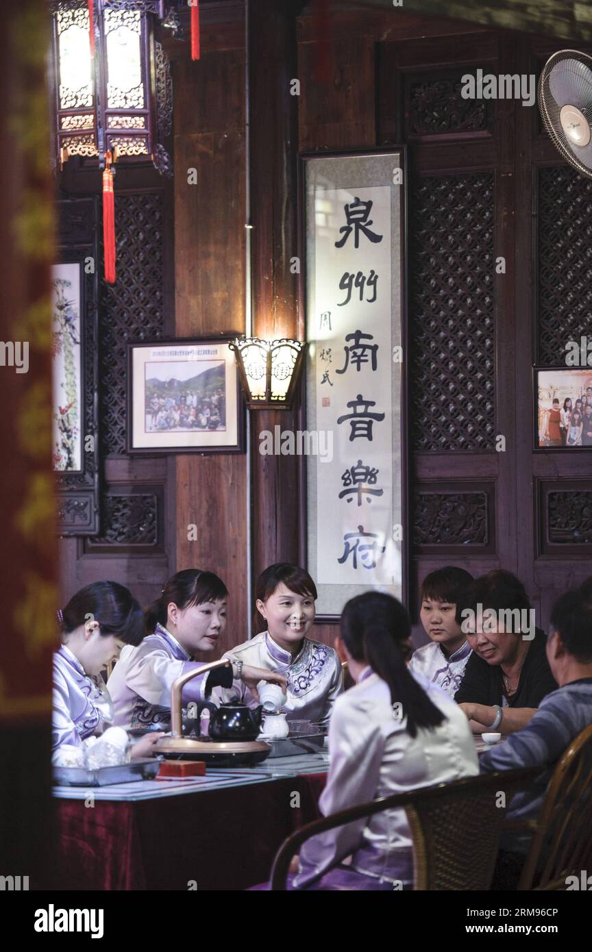 Performers of Nanyin, an ancient Chinese folk music art form originated ...