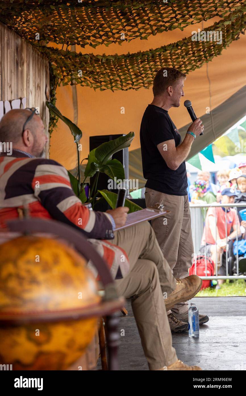 CarFest, Laverstoke Park Farm, Hampshire, UK. 27th Aug, 2023. Tim Peake ...