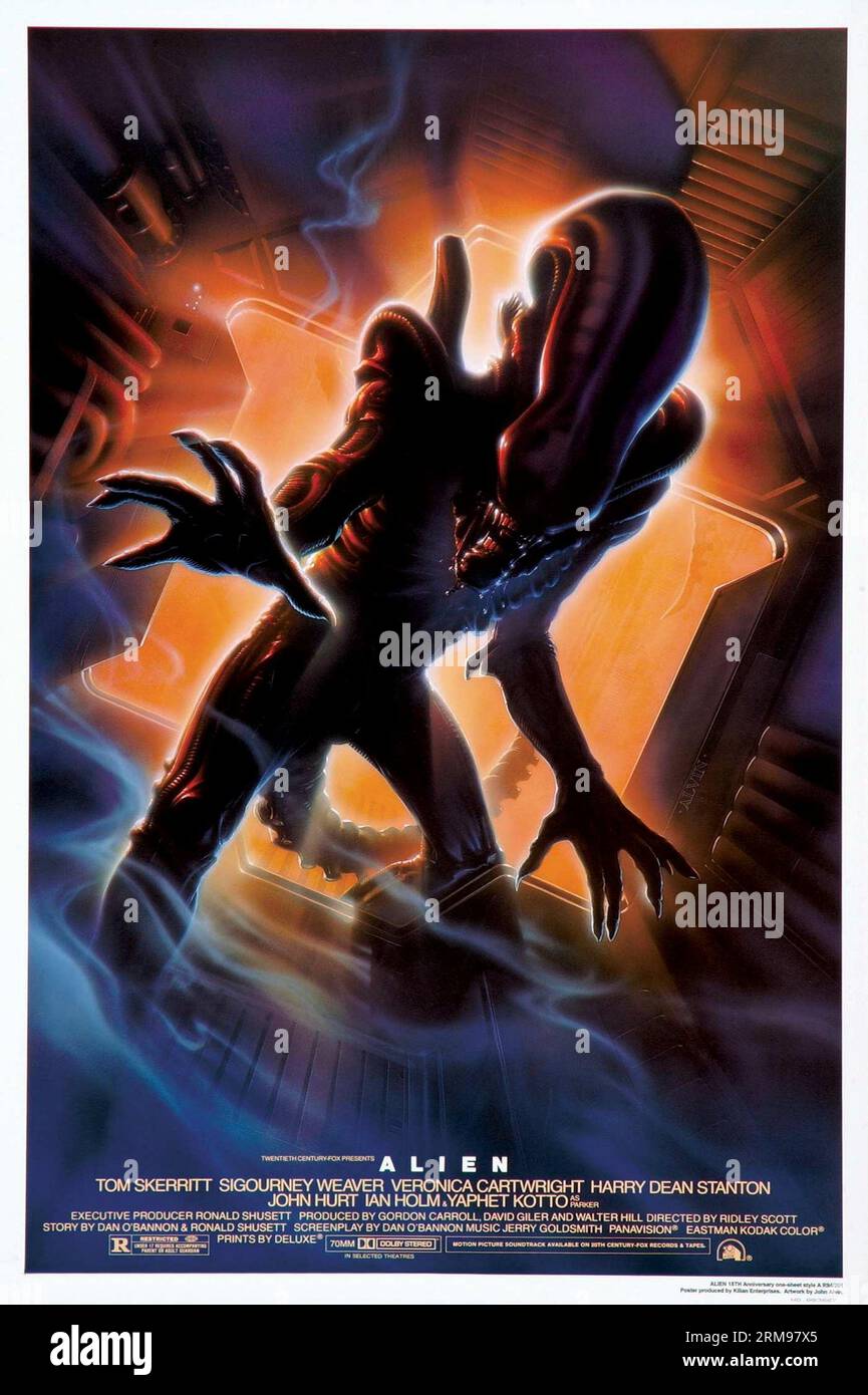Alien (20th Century Fox, 1979). US Film Poster Stock Photo - Alamy